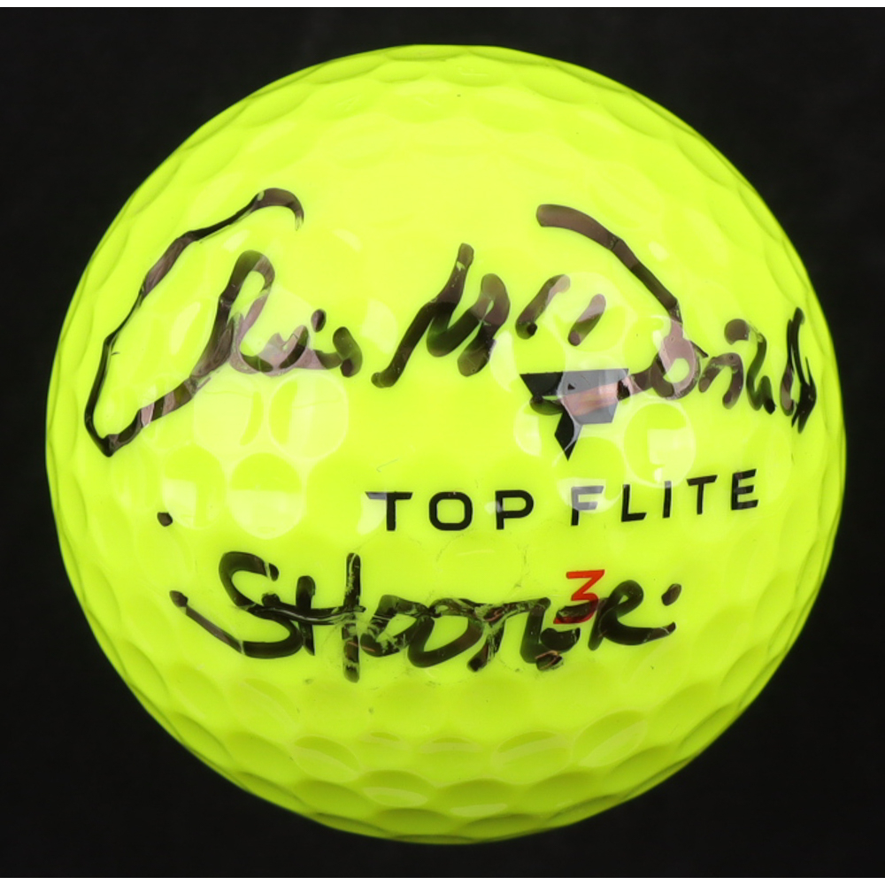Christopher McDonald Signed Top Flite Golf Ball Inscribed "Shooter ...