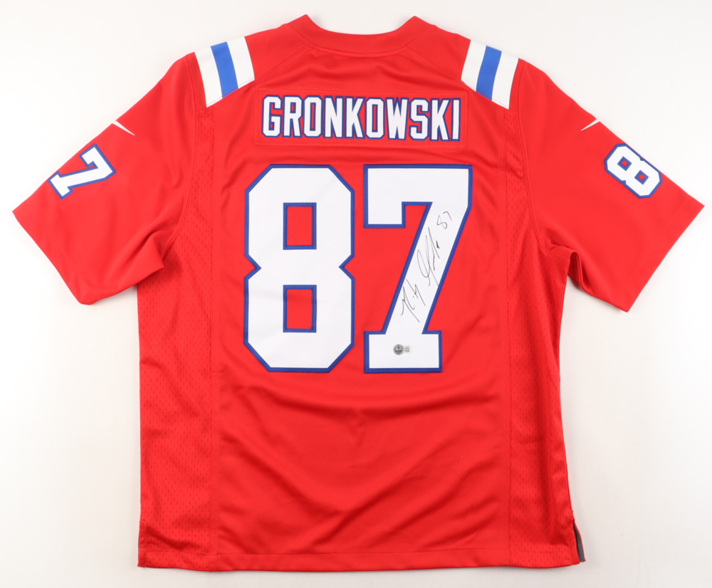 Rob Gronkowski Signed Patriots Jersey (Beckett) | Pristine Auction