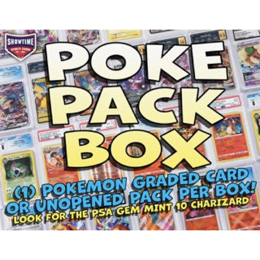 Cards PokePack Box - (1) Pokemon Graded Card or Unopened Pack per Box ...