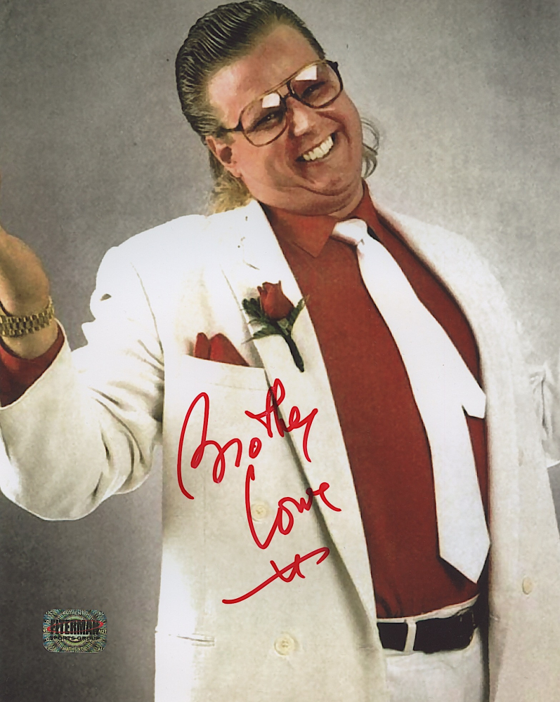 "Brother Love" | Bruce Prichard Signed WWE 8x10 Photo (Fiterman ...