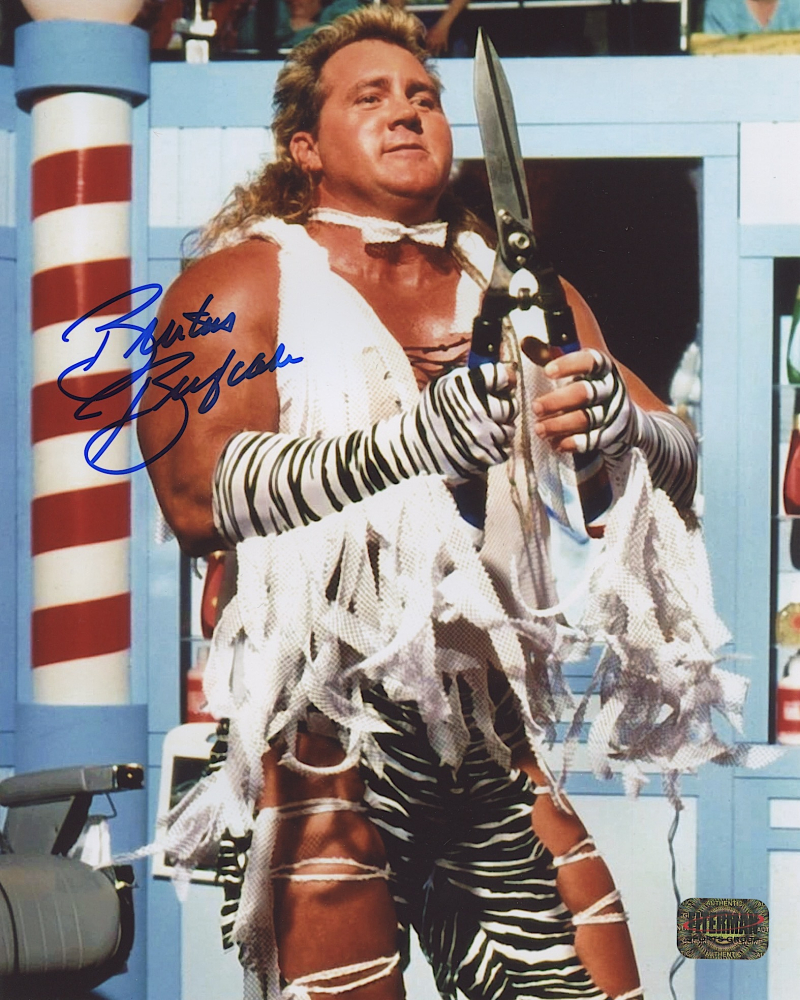 Brutus "The Barber" Beefcake Signed WWE 8x10 Photo (Fiterman Hologram ...