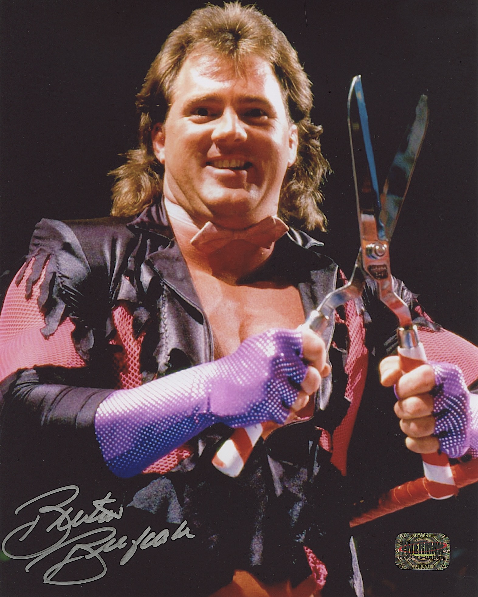 Brutus "The Barber" Beefcake Signed WWE 8x10 Photo (Fiterman Hologram ...