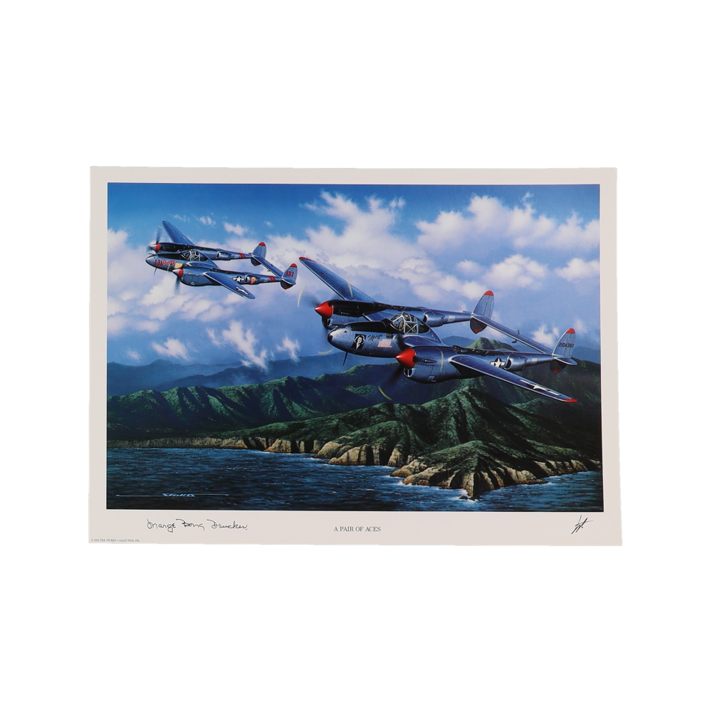 Marge Bong Drucker Signed 'A Pair of Aces' 11x16 Lithograph (AIV ...