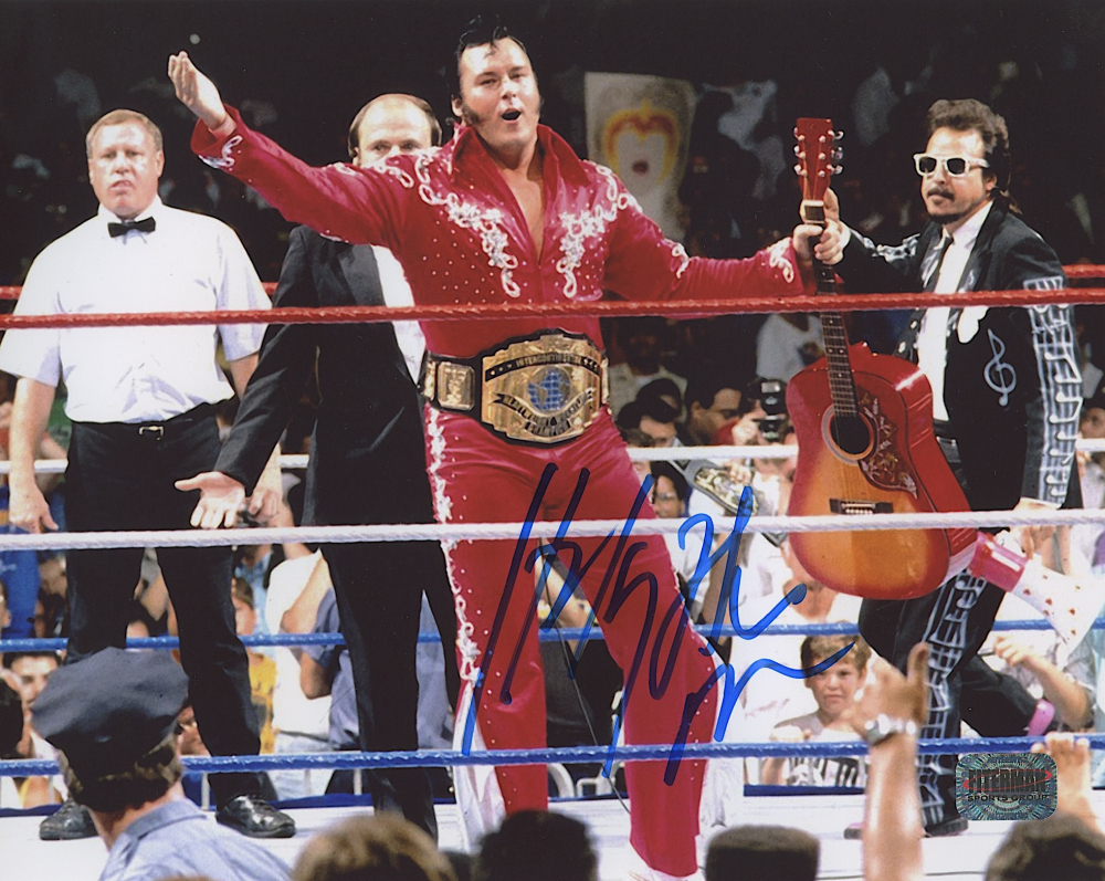 The Honky Tonk Man Signed WWE 8x10 Photo (Fiterman Sports) | Pristine ...