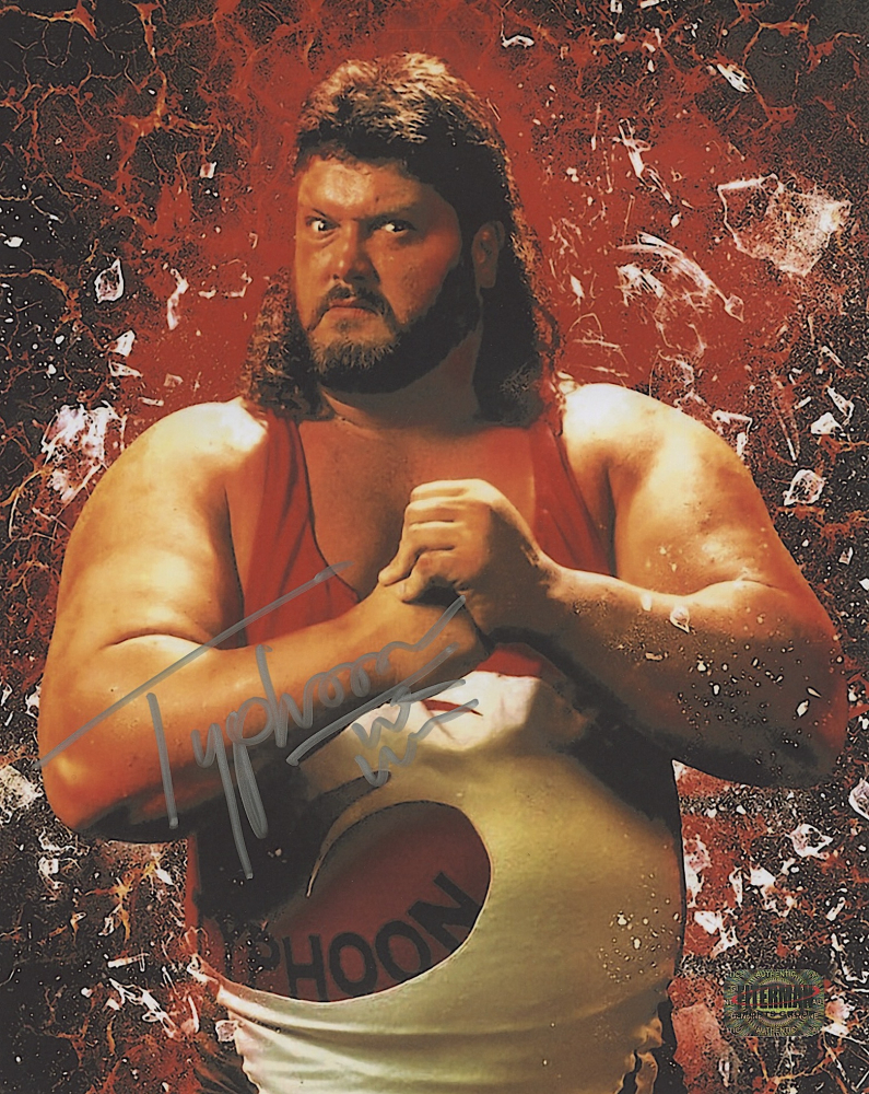 "Typhoon" Fred Ottman Signed WWE 8x10 Photo (Fiterman Hologram ...