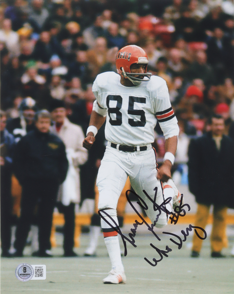 Isaac Curtis Signed Bengals 8x10 Photo Inscribed "Who Dey" (Beckett ...