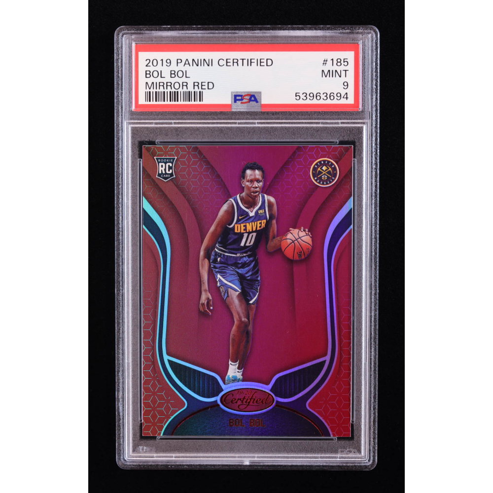 Bol Bol 2019-20 Certified Mirror Red #185 RC (PSA 9) | Pristine Auction