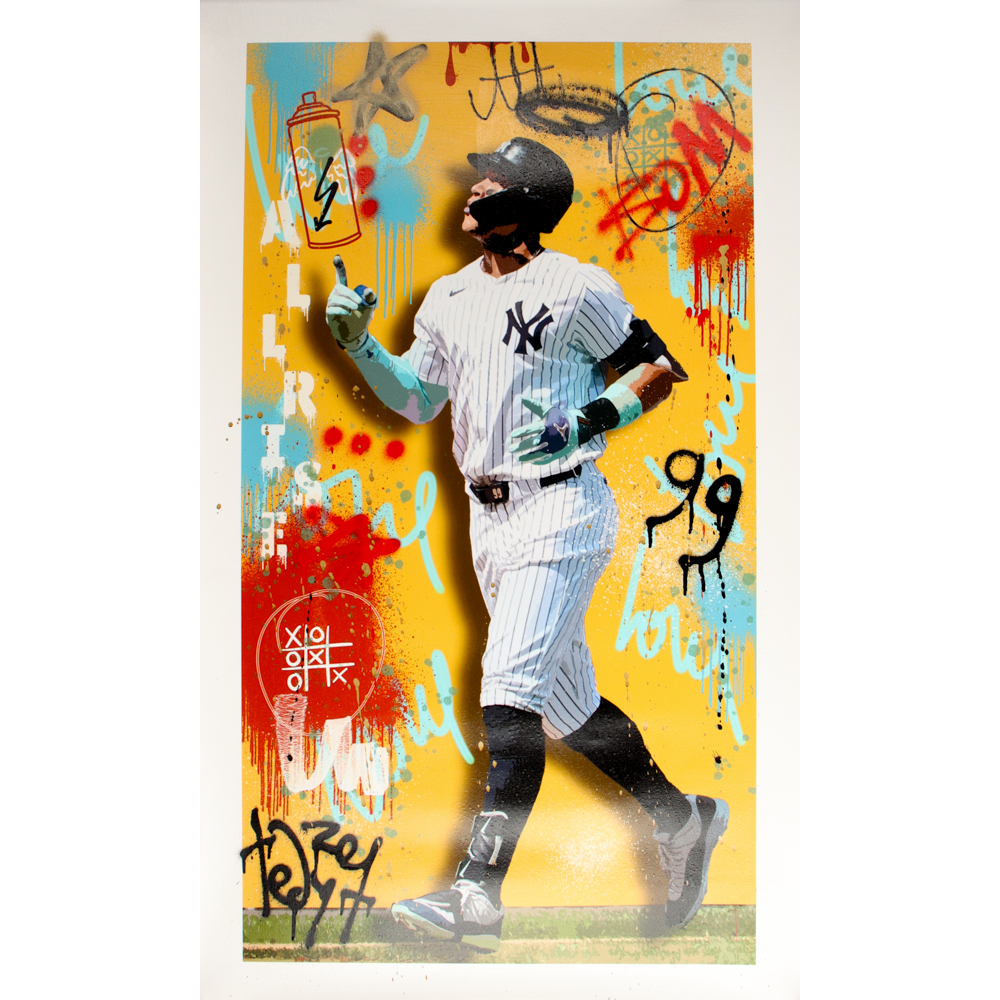 “Judge's Swing” 20x36 2024 Original Painting on Rolled Canvas by Tadas ...