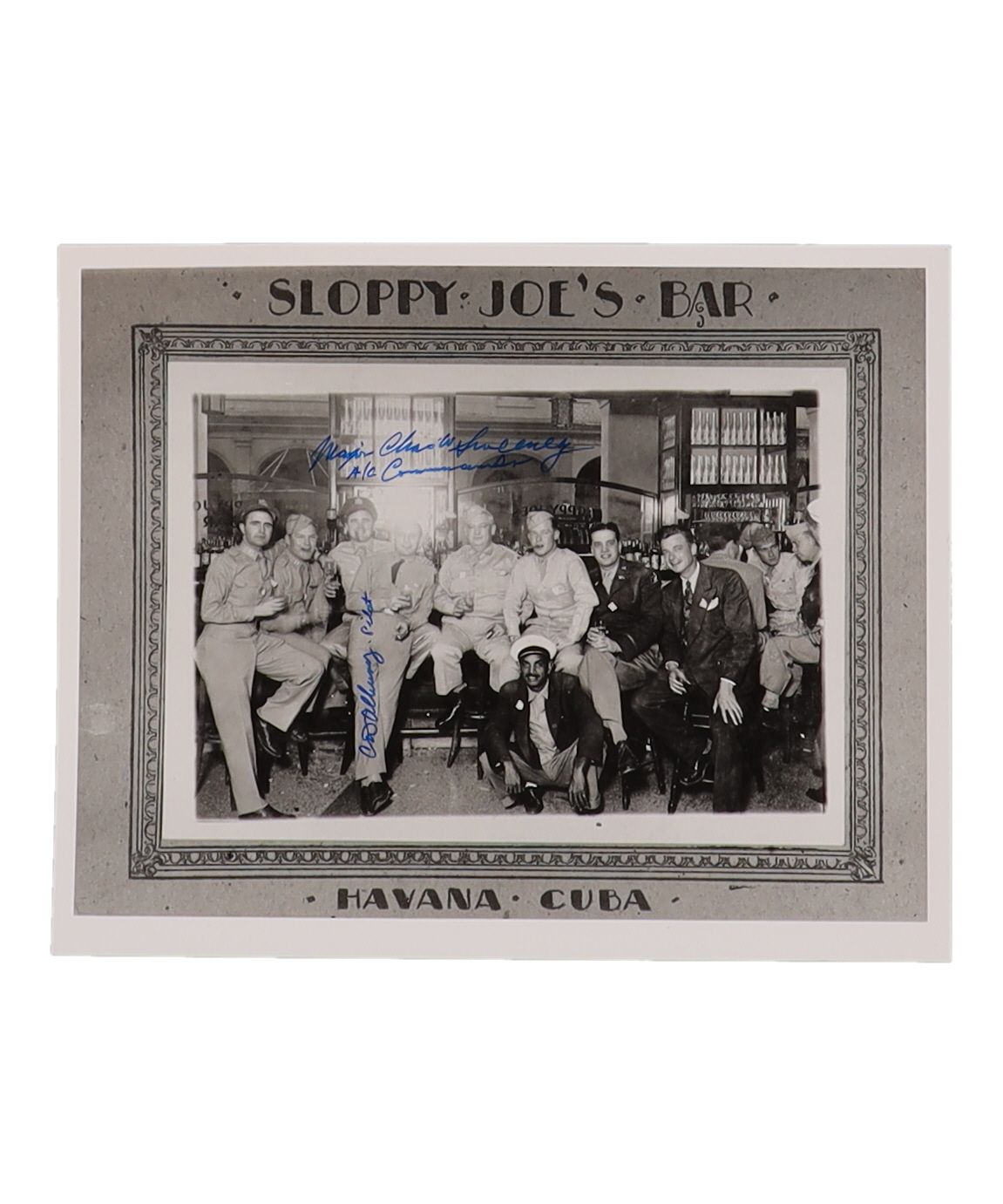 Charles Sweeney & CD Albury Signed 8x10 (PSA) WWII Bockscar Commander ...