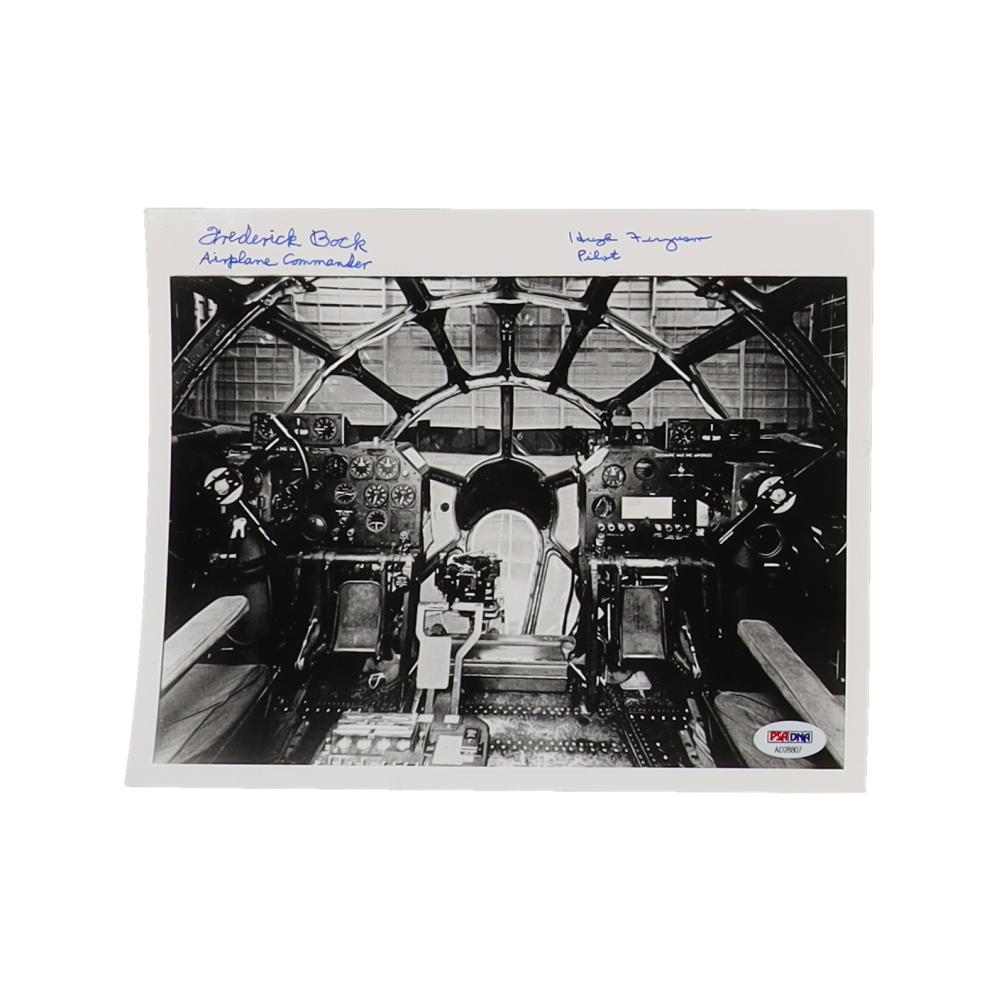 Fred Bock & Hugh Ferguson Signed 8x10 (PSA) The Great Artiste B-29 ...