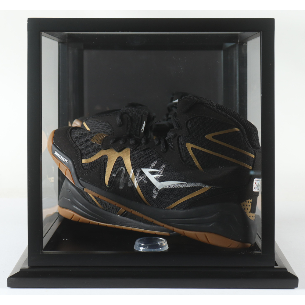 Mike Tyson Signed Pair Of Everlast Michelin Professional Boxing Shoes ...