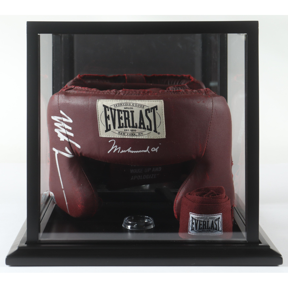 Mike Tyson Signed "Muhammad Ali" Model Everlast Head Gear with Wrist ...