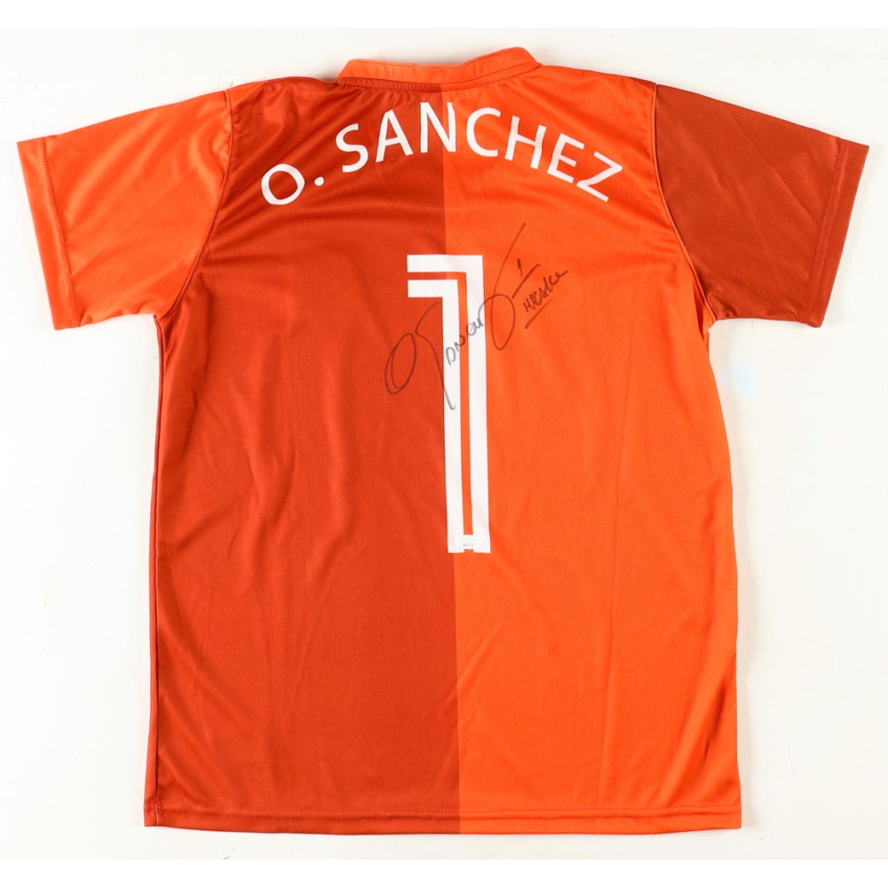 Oswaldo Sanchez Signed Team Mexico Jersey Inscribed "Mexico" (JSA ...