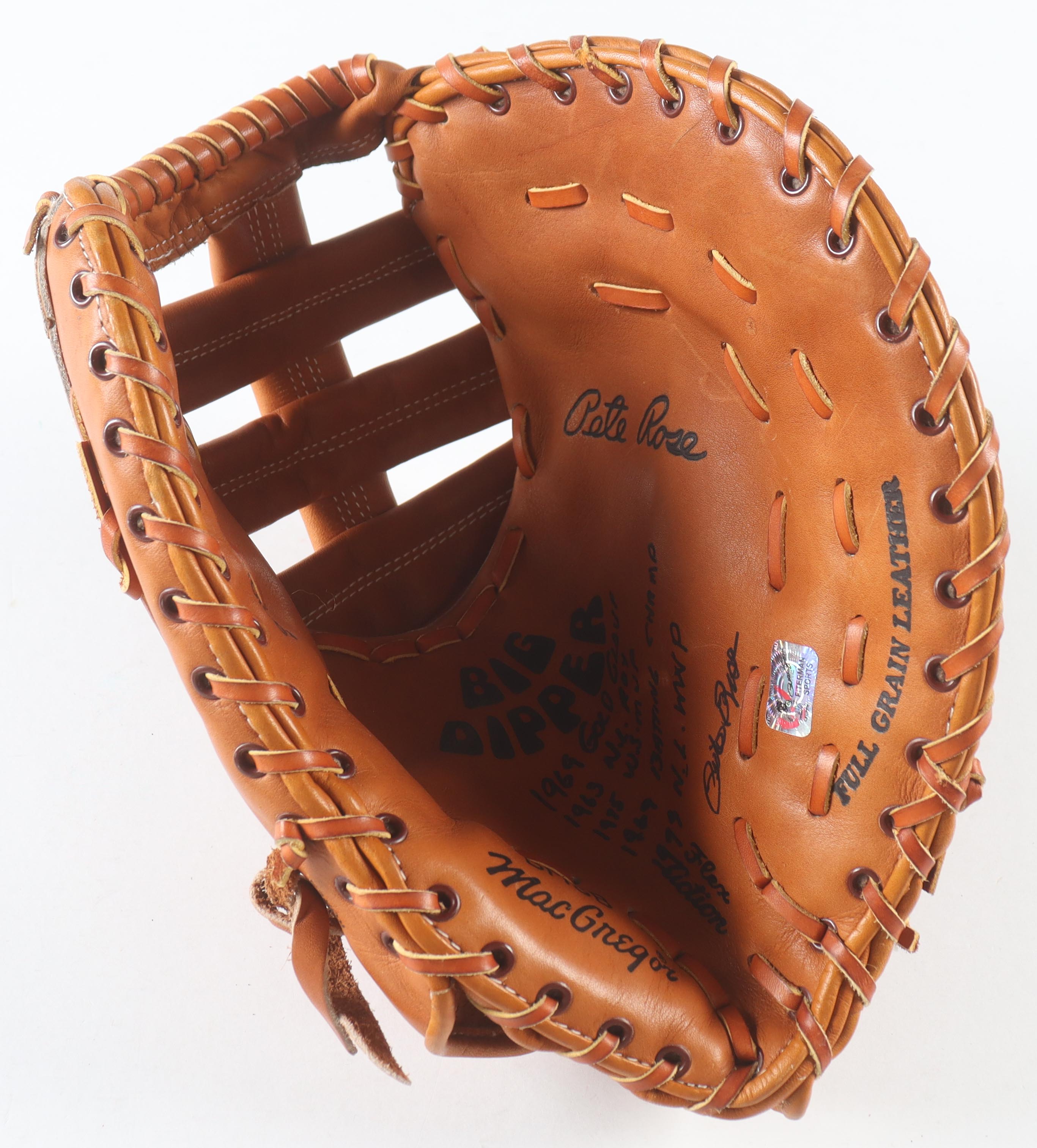 Pete Rose Signed MacGregor "Big Dipper" Player Model Baseball Glove In ...