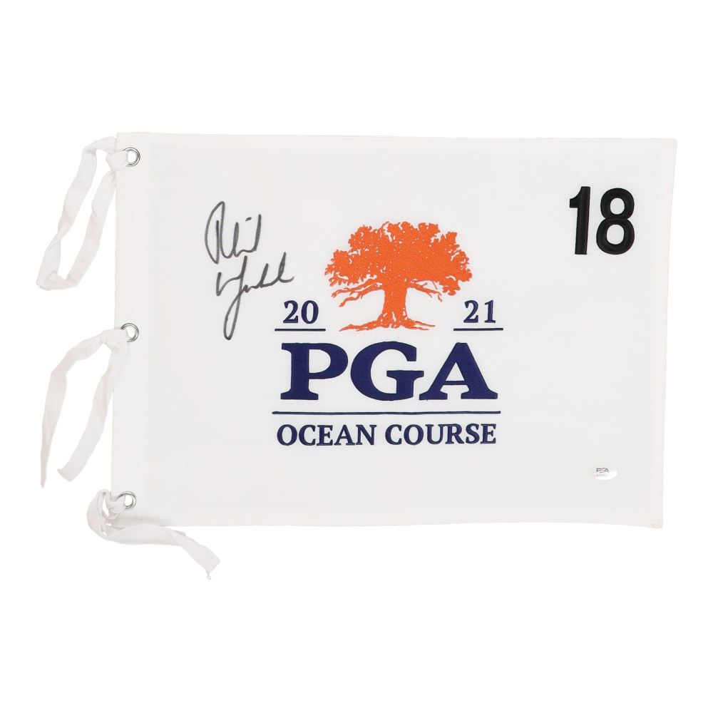Phil Mickelson Signed 2021 PGA Ocean Course Golf Flag (PSA) | Pristine ...