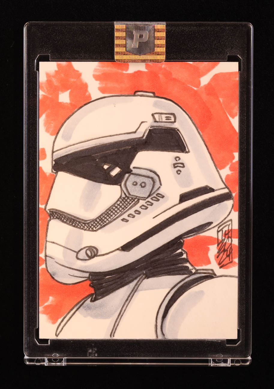 First Order Stormtrooper | Star Wars | Original Art Sketch Card by Tom ...