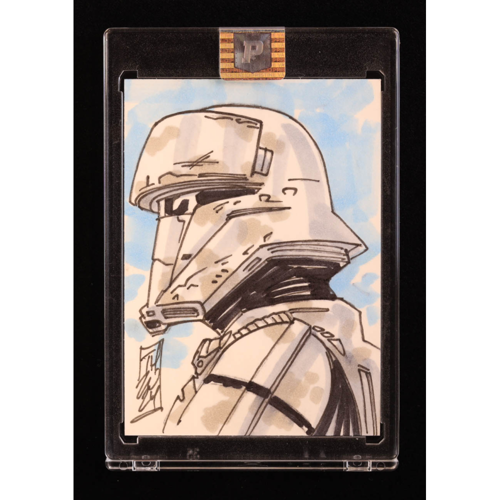 Imperial Tank Trooper | Star Wars | Original Art Sketch Card by Tom ...