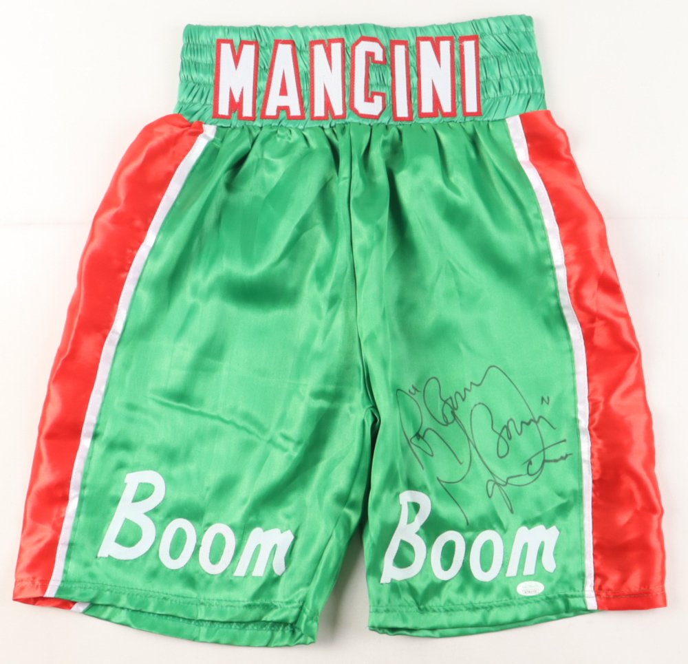 Ray "Boom Boom" Mancini Signed Boxing Trunks (JSA) | Pristine Auction