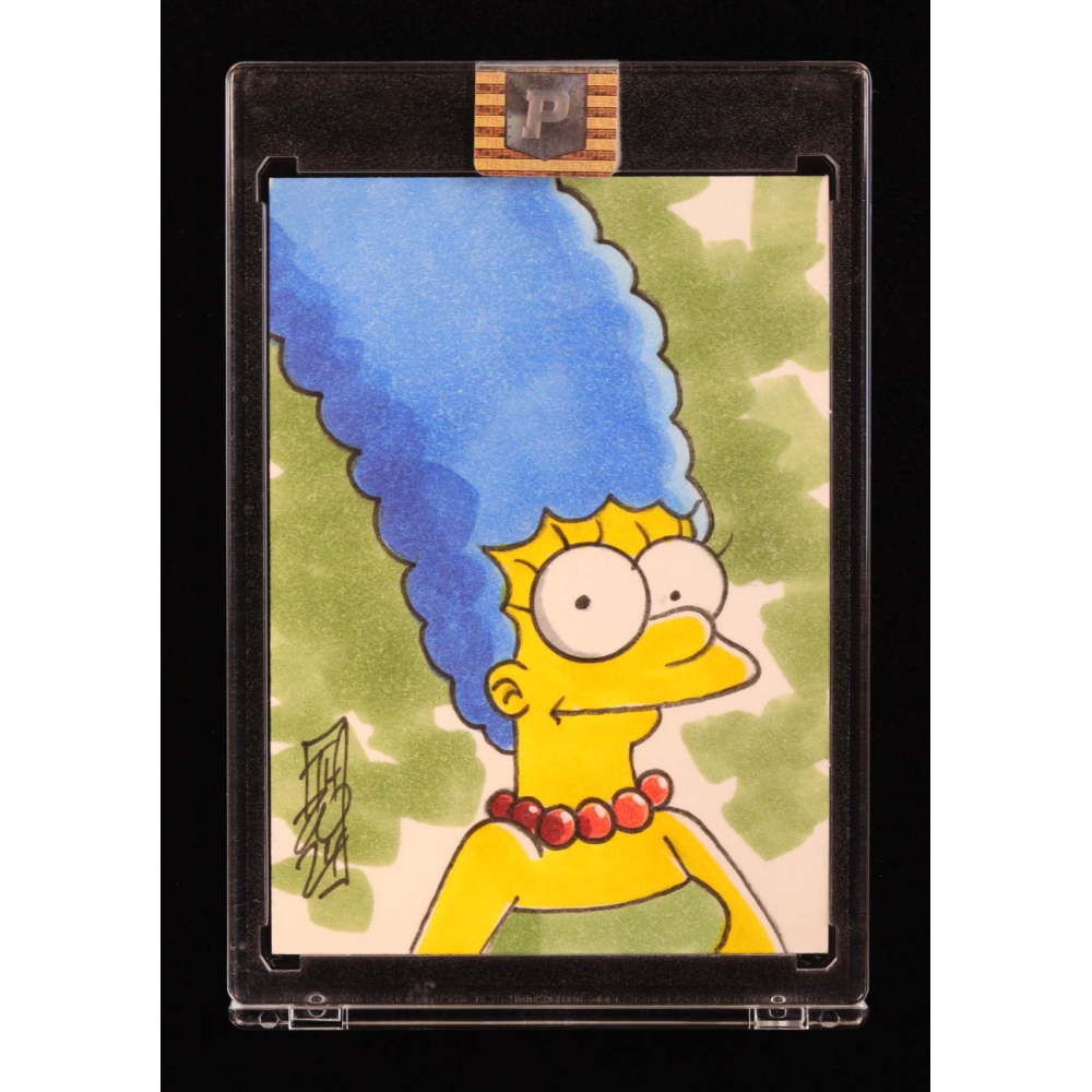 Marge Simpson | The Simpsons | Original Art Sketch Card by Tom Hodges ...