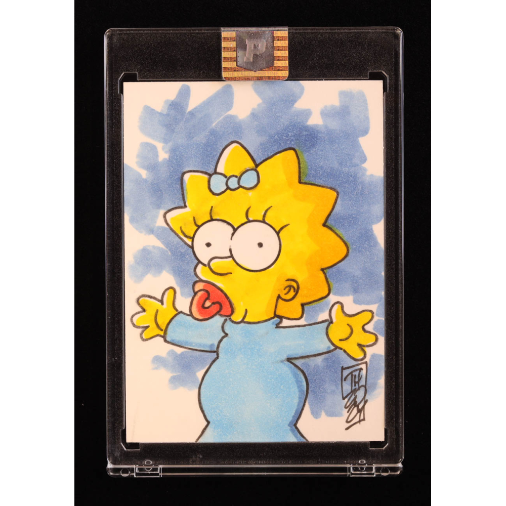 Maggie Simpson | The Simpsons | Original Art Sketch Card by Tom Hodges ...