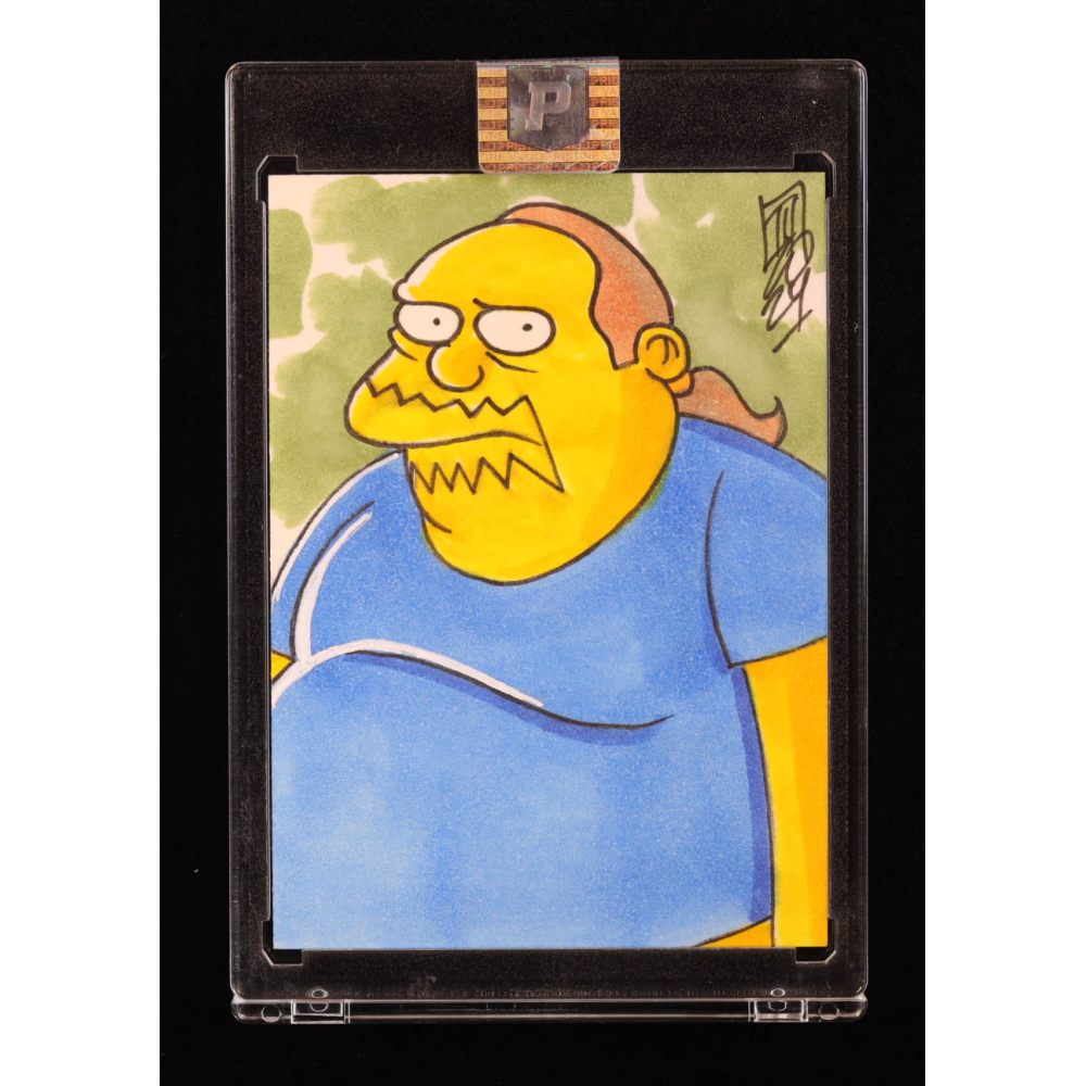 Comic Book Guy | The Simpsons | Original Art Sketch Card by Tom Hodges ...