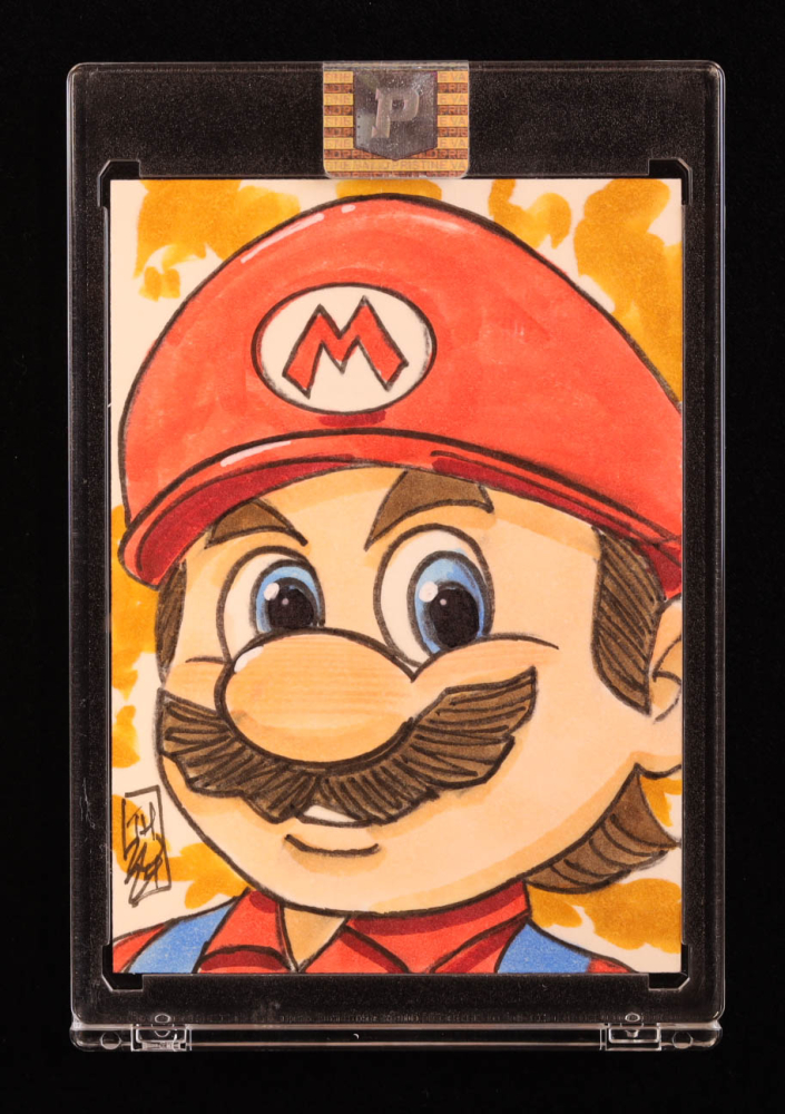 Mario | Super Mario Bros | Original Art Sketch Card by Tom Hodges (1/1 ...