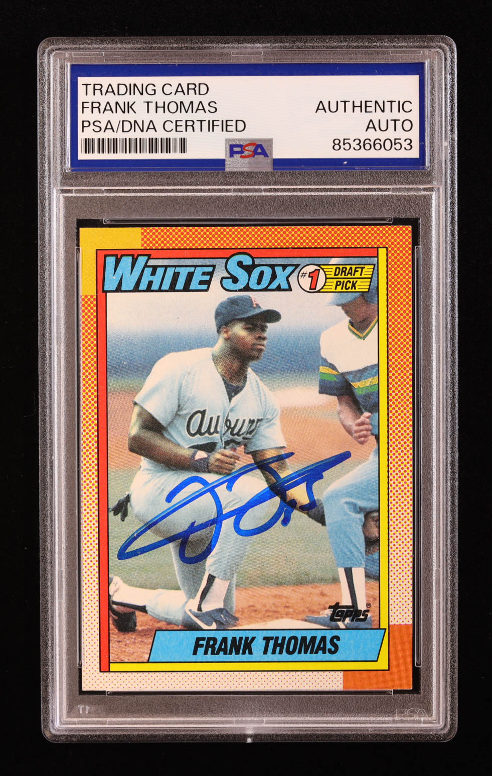 Frank Thomas Signed 1990 Topps #414B RC (PSA) | Pristine Auction