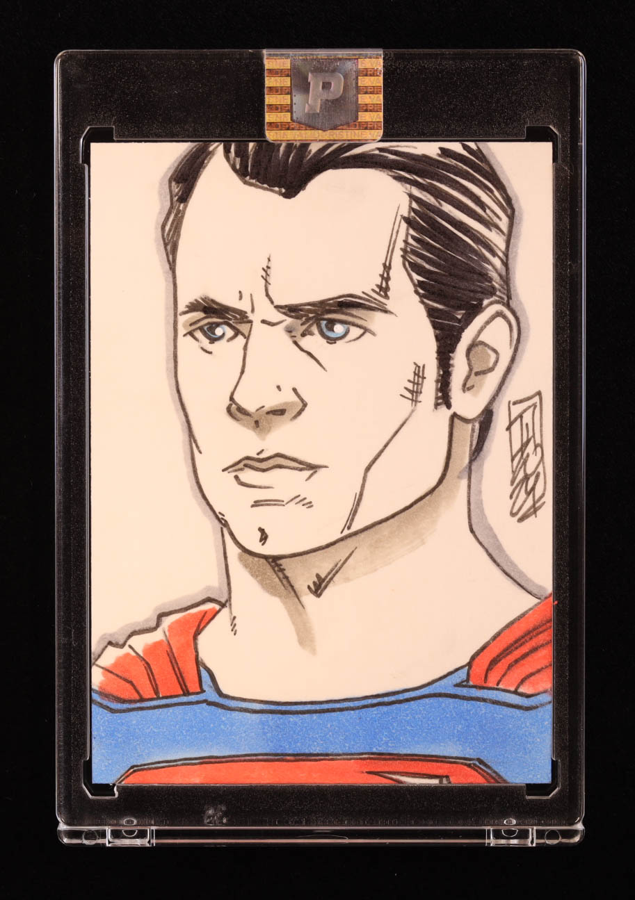 Superman | DC | Original Art Sketch Card by Tom Hodges (1/1 Original ...