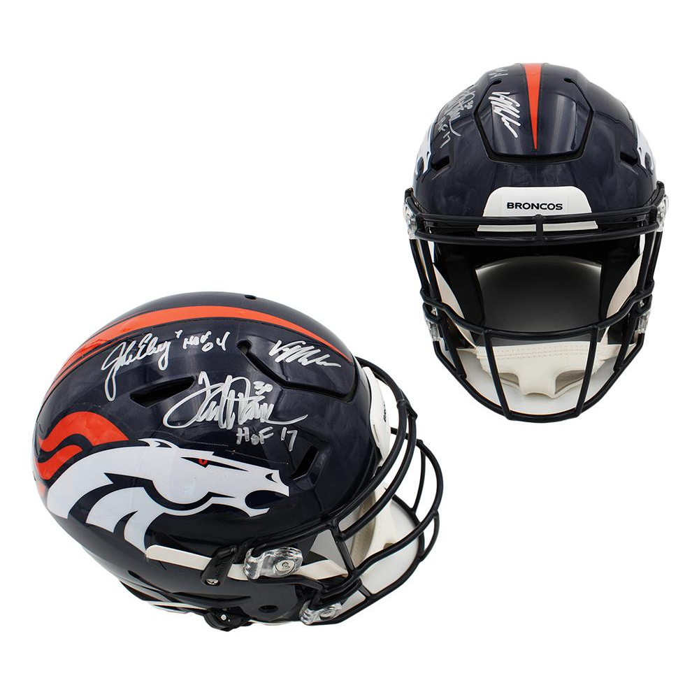 Von Miller, John Elway & Terrell Davis Signed Broncos Full-Size ...