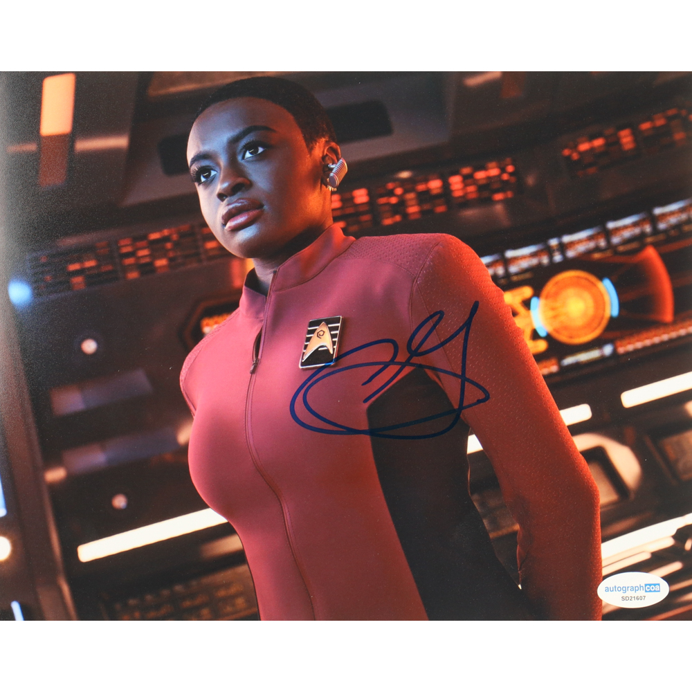 Celia Rose Gooding Signed "Star Trek: Strange New Worlds" 8x10 Photo ...