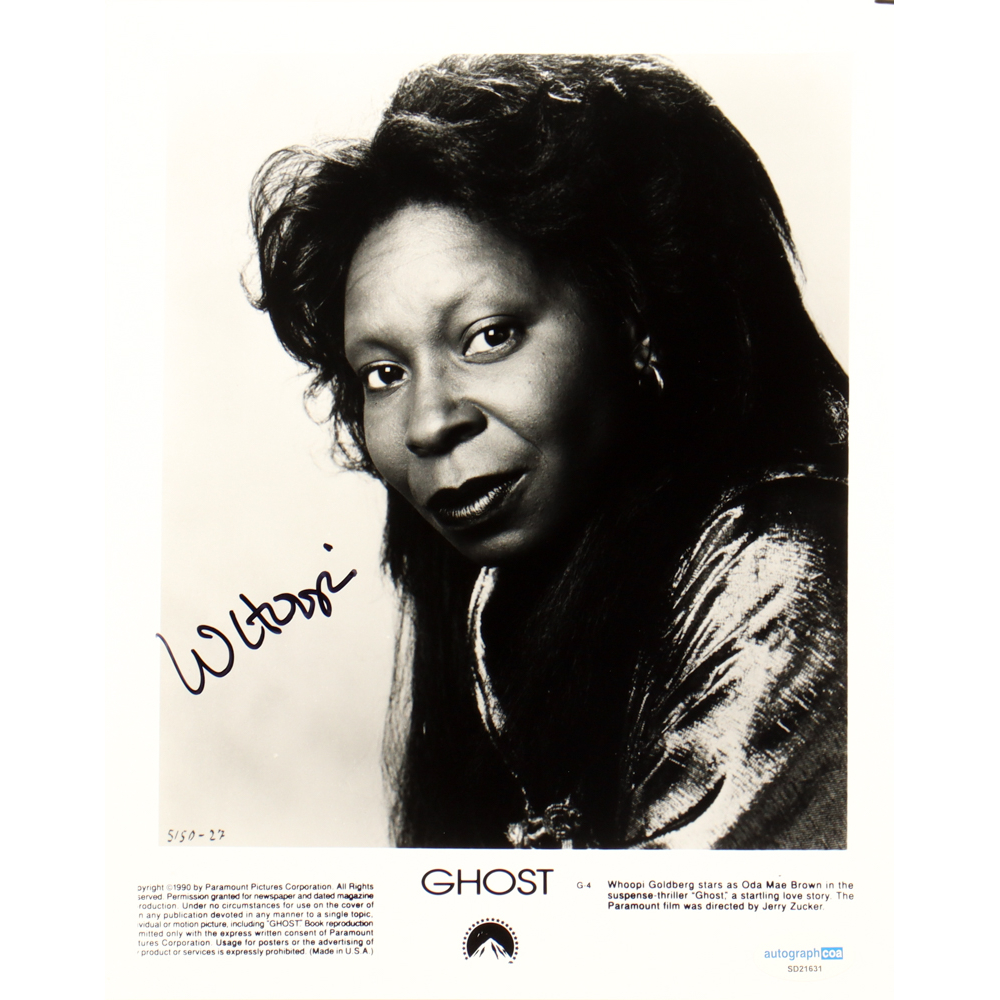 Whoopi Goldberg Signed "Ghost" 8x10 Photo (AutographCOA) | Pristine Auction