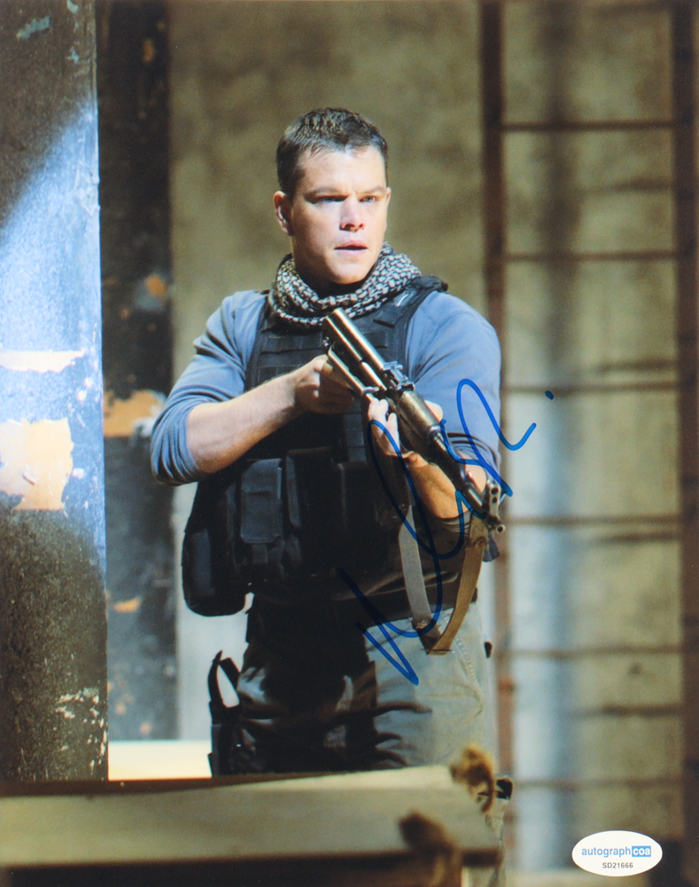Matt Damon Signed "Green Zone" 8x10 Photo (AutographCOA) | Pristine Auction