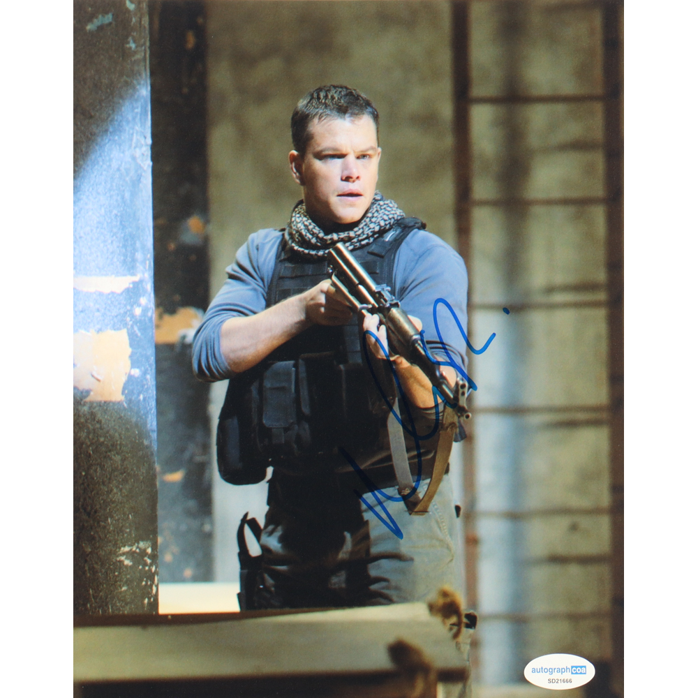 Matt Damon Signed "Green Zone" 8x10 Photo (AutographCOA) | Pristine Auction
