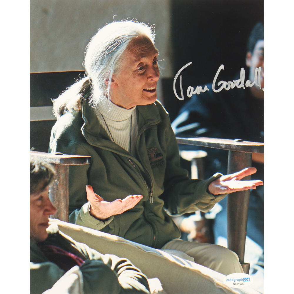 Jane Goodall Signed 8x10 Photo (AutographCOA) | Pristine Auction