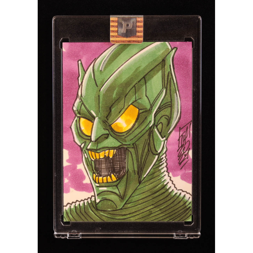 Green Goblin | Marvel | Original Art Sketch Card by Tom Hodges (1/1 ...