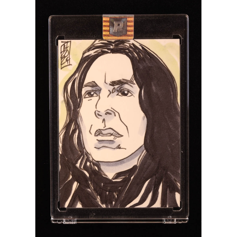 Severus Snape | Harry Potter | Original Art Sketch Card by Tom Hodges ...