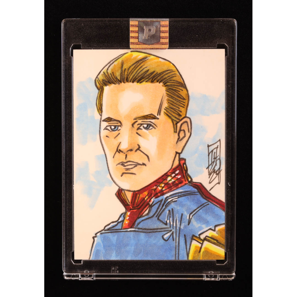 Homelander | The Boys | Original Art Sketch Card by Tom Hodges (1/1 ...
