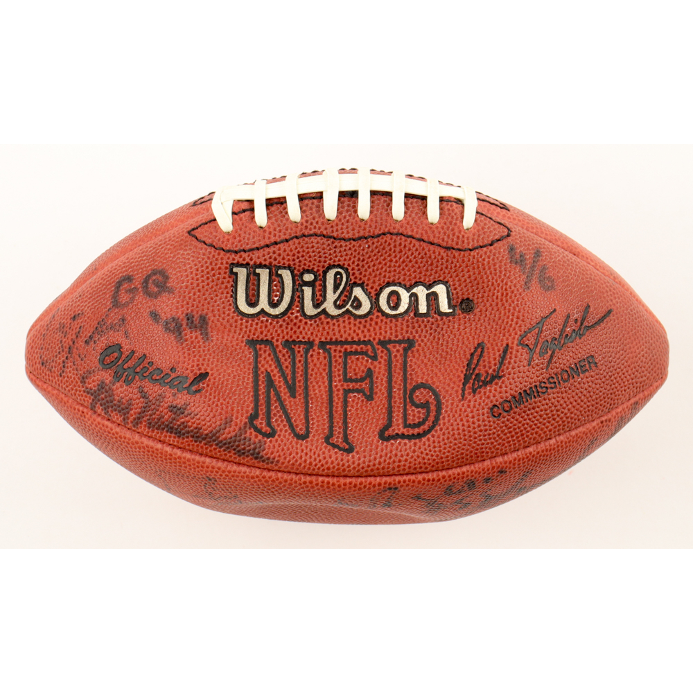 NFL Hall of Famers & Greats Football Signed by (12) with Bruce Smith ...