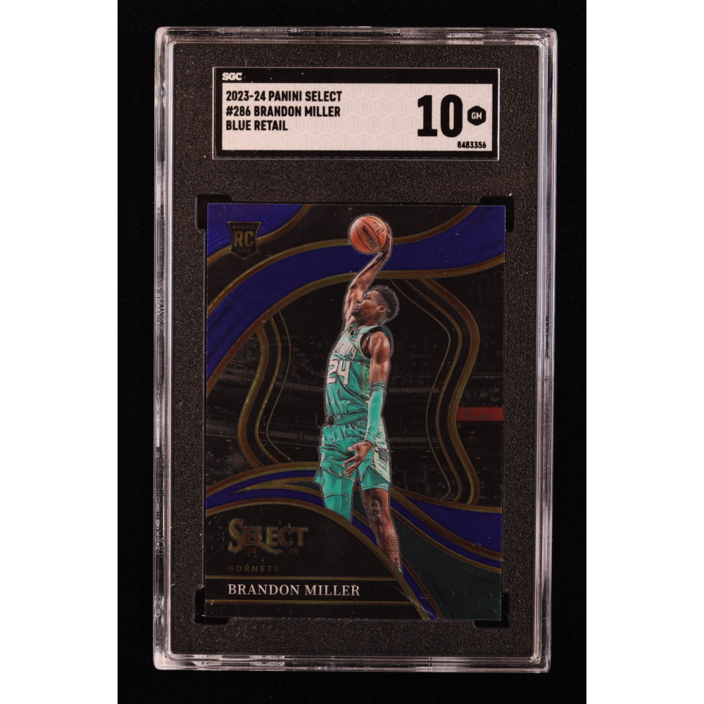 Brandon Miller 2023-24 Select Blue #286 RC (SGC 10) | Pristine Auction