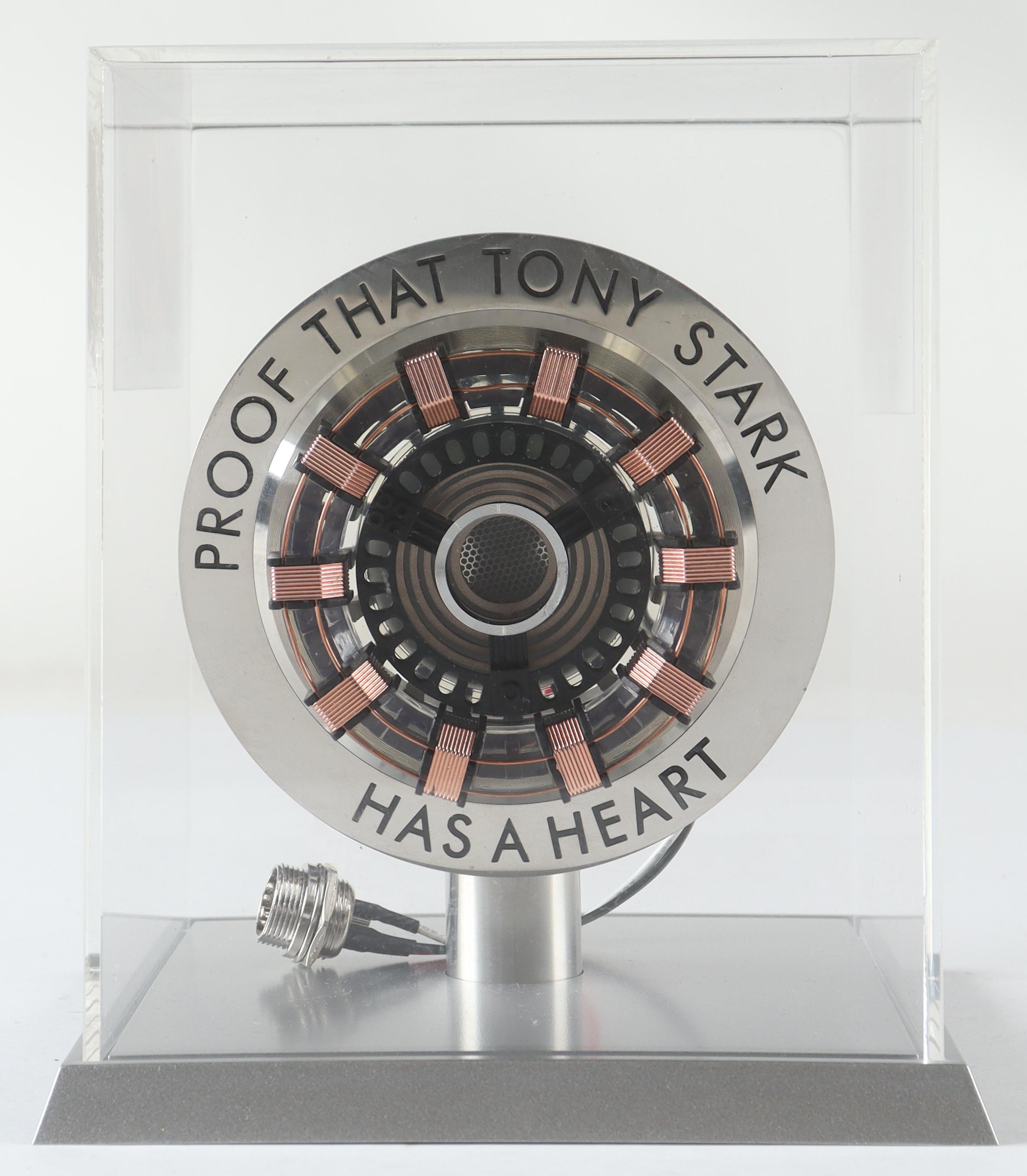 Robert Downey Jr. Signed "Iron Man" Light-Up Arc Reactor Cut with ...