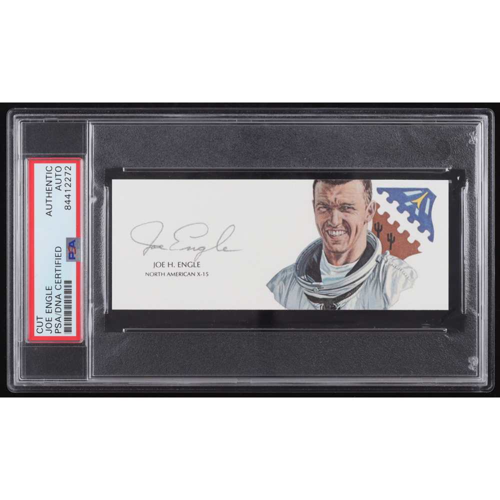 Joe Engle Signed Cut Signature (PSA) NASA X-15 Space Shuttle Columbia ...