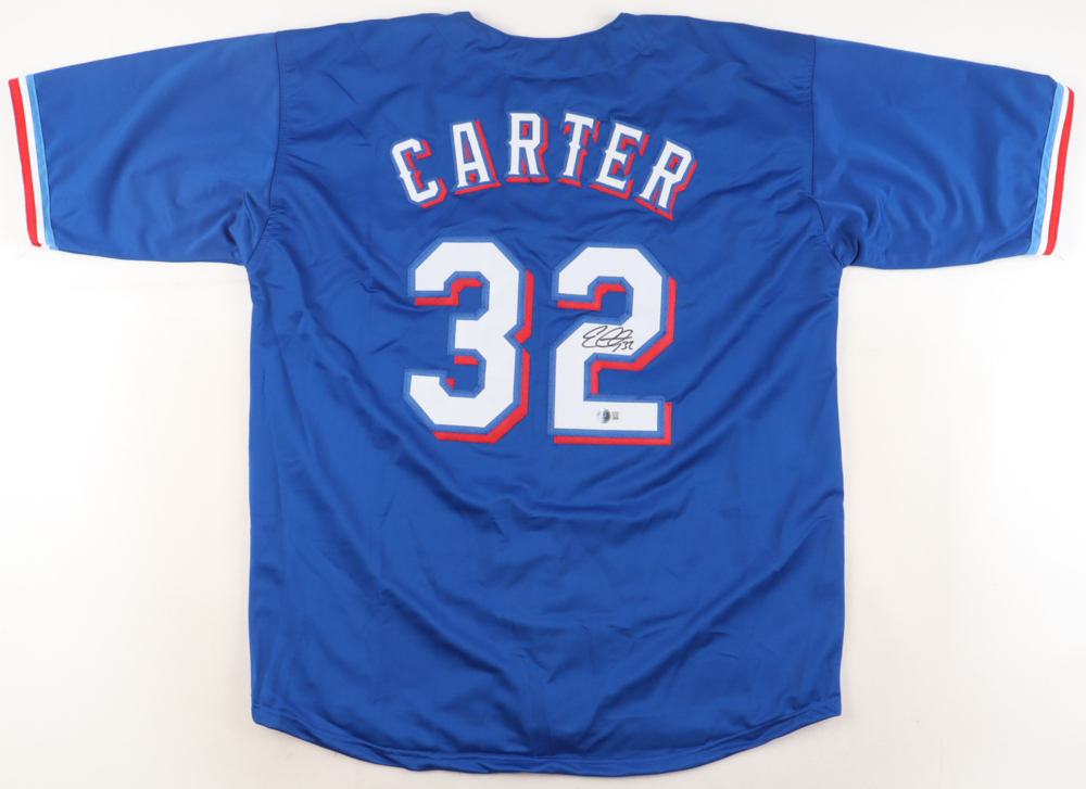 Evan Carter Signed Jersey (Beckett) | Pristine Auction