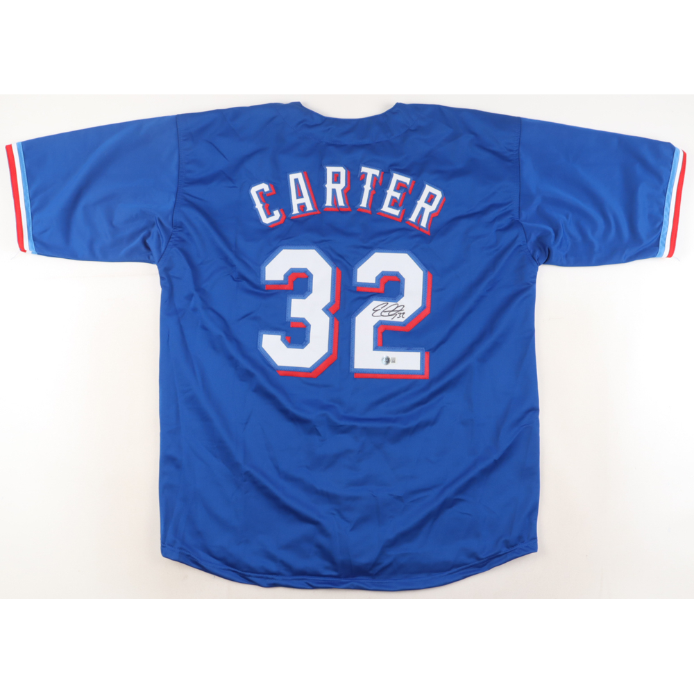 Evan Carter Signed Jersey (Beckett) | Pristine Auction