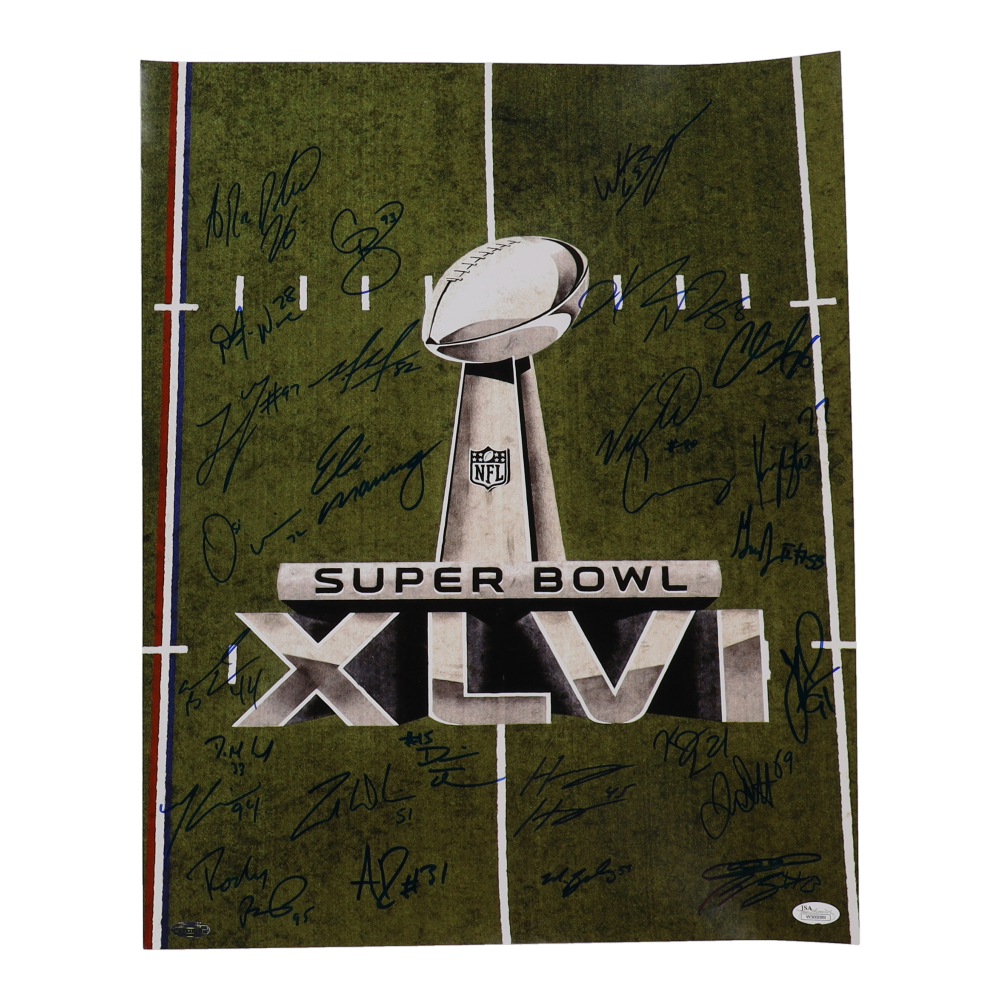 Eli Manning, Justin Tuck, Victor Cruz, Hakeem Nicks | Giants Super Bowl ...