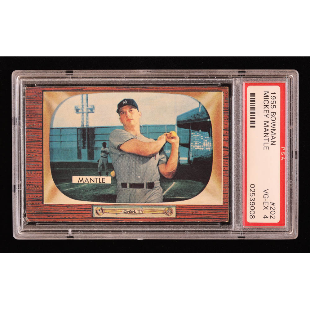 Mickey Mantle 1955 Bowman #202 (PSA 4) | Pristine Auction
