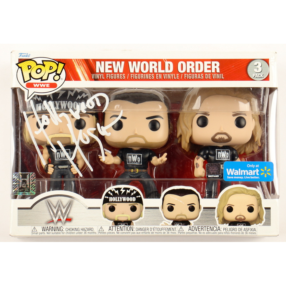 "Hollywood" Hulk Hogan Signed New World Order 3-Pack Funko Pop! Vinyl ...