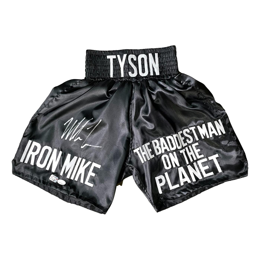 Mike Tyson Signed Custom Boxing Trunks (JSA & Tyson) | Pristine Auction