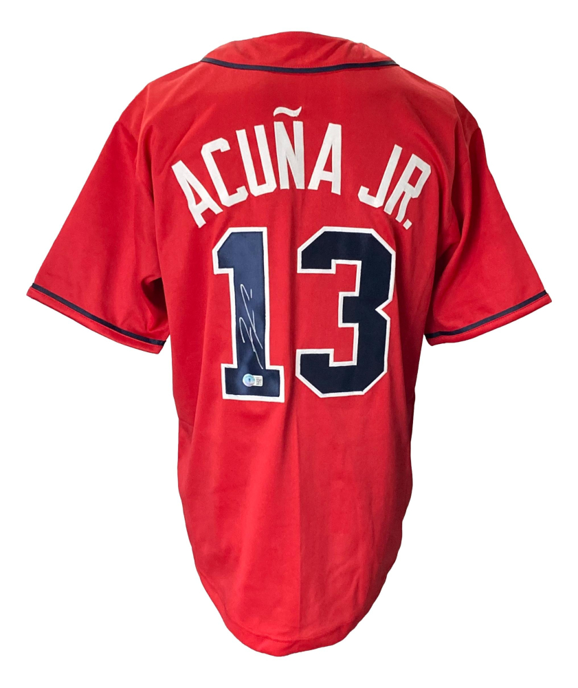 Ronald Acuna Jr. Signed Jersey (Beckett) | Pristine Auction
