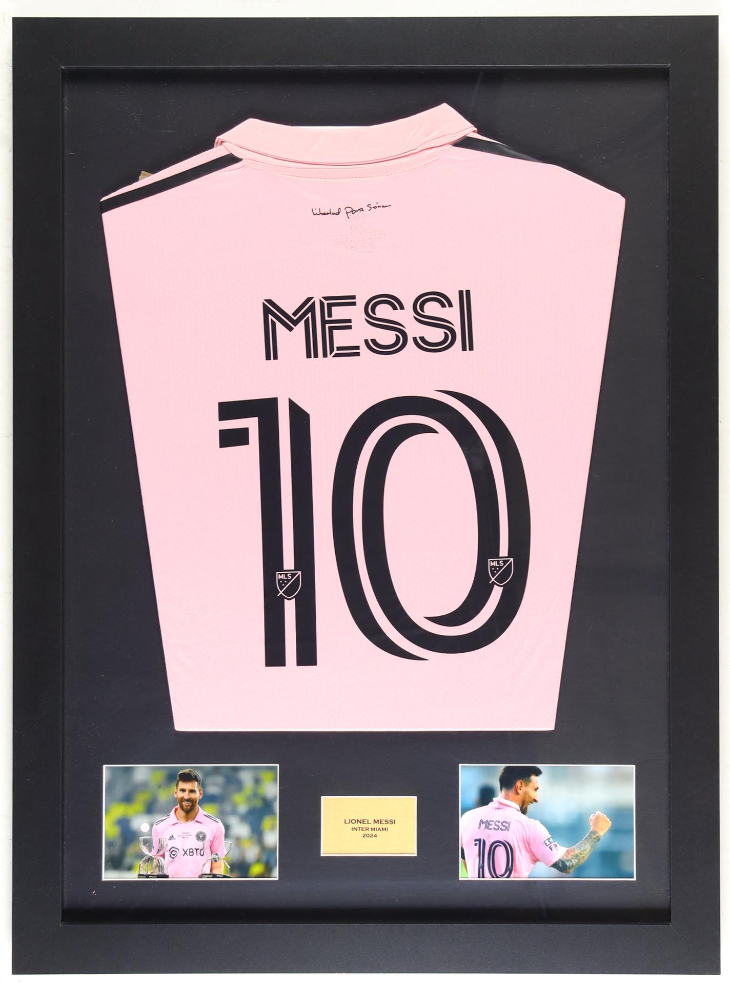 Lionel Messi Inter Miami Custom Framed Jersey Display | Pristine Auction