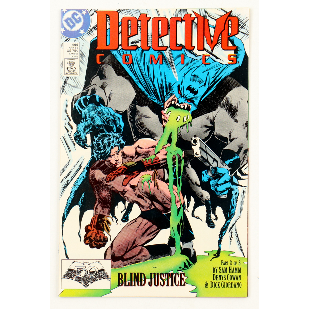 1989 "Detective Comics" Issue #599 DC Comic Book | Pristine Auction